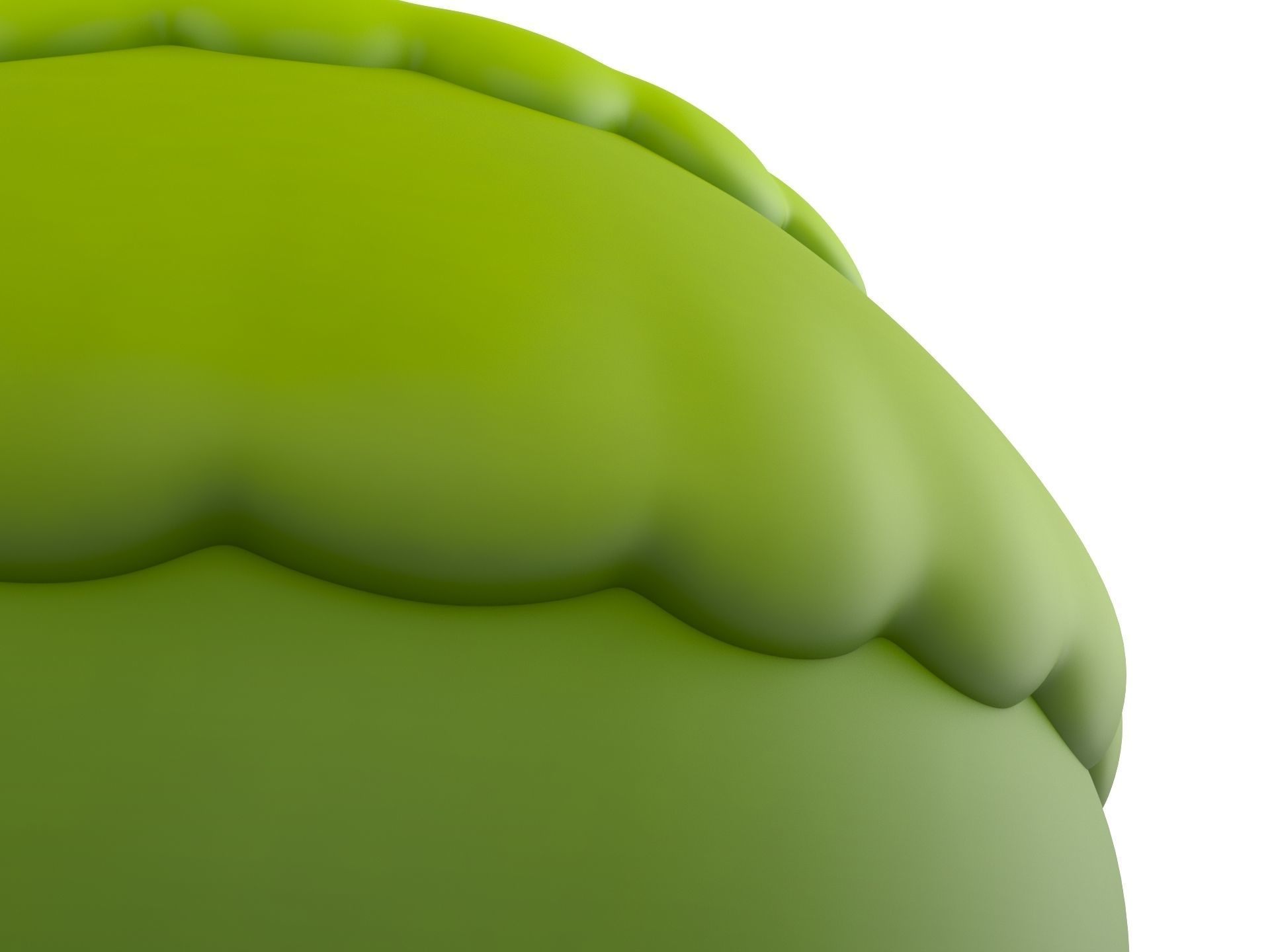 Cartoon Bush 3D model | CGTrader