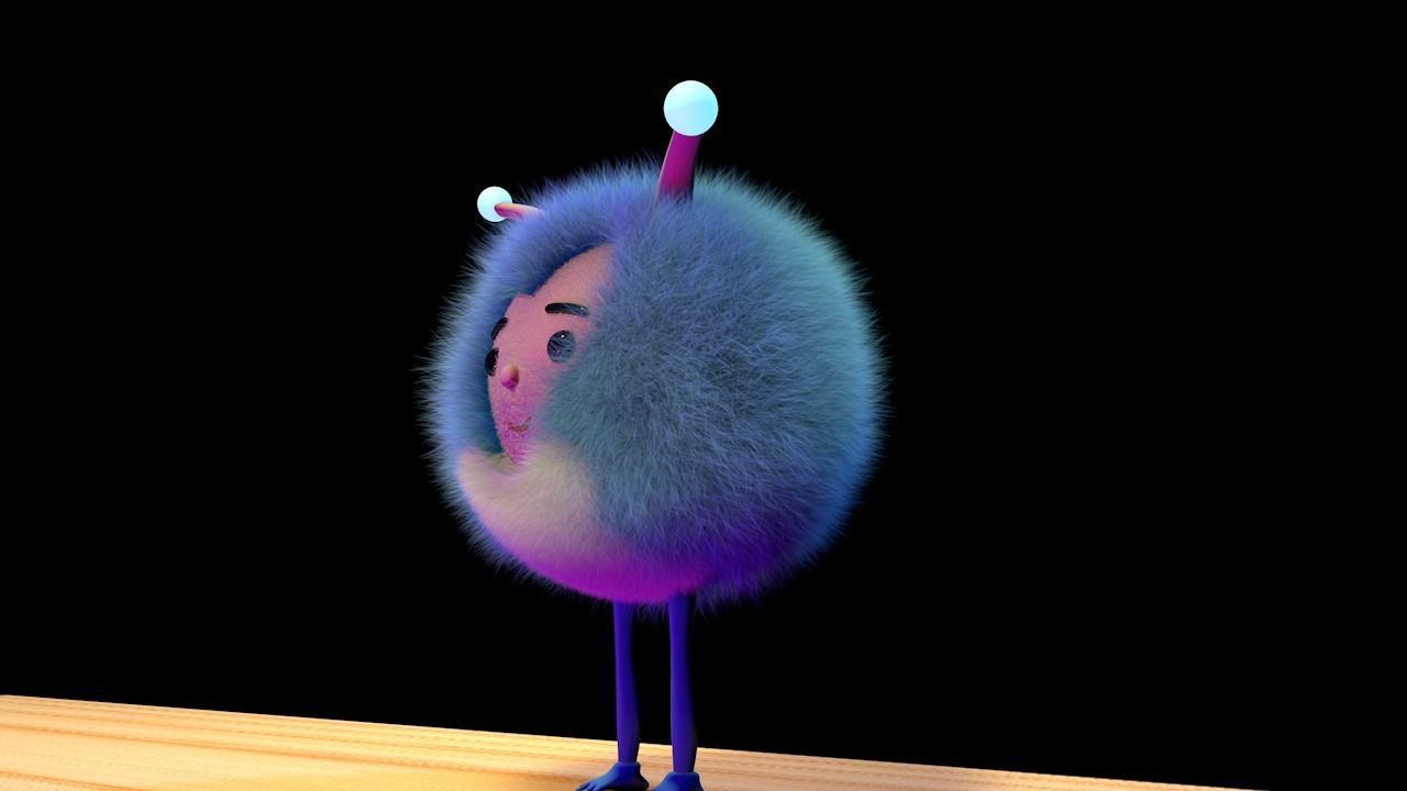 Hairy Character 3D model 3D printable | CGTrader