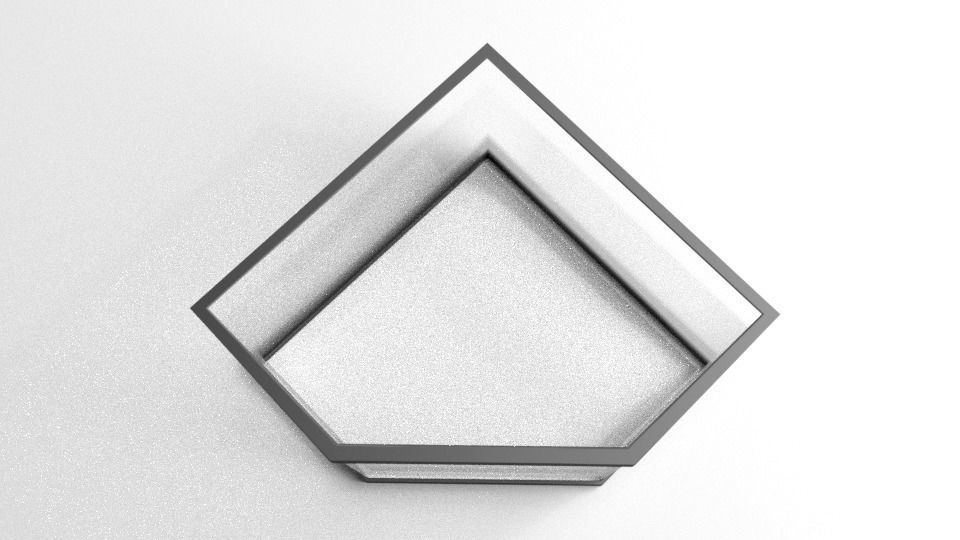 Aquarium - Diamond-Shape 3D model | CGTrader