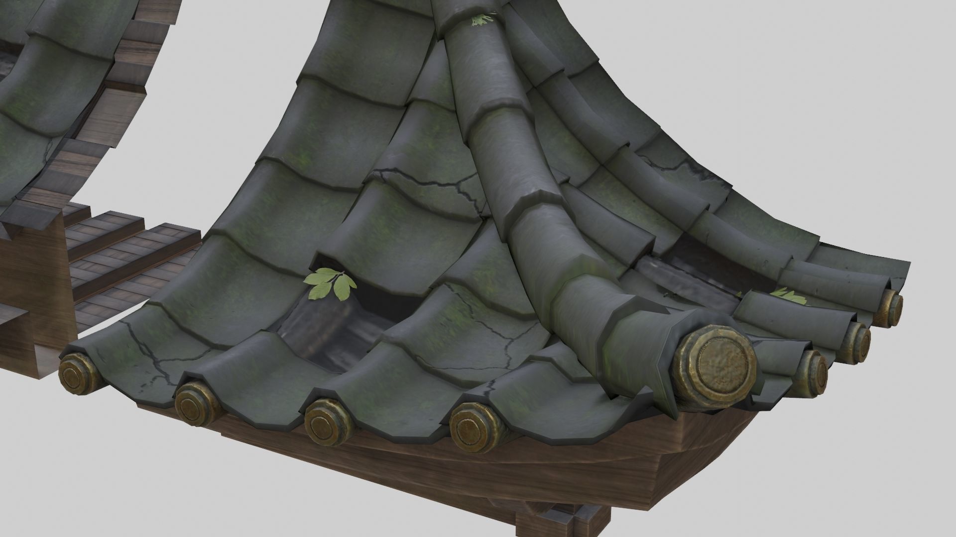 3D model Low Poly Modular Japanese House With PBR Materials VR / AR ...