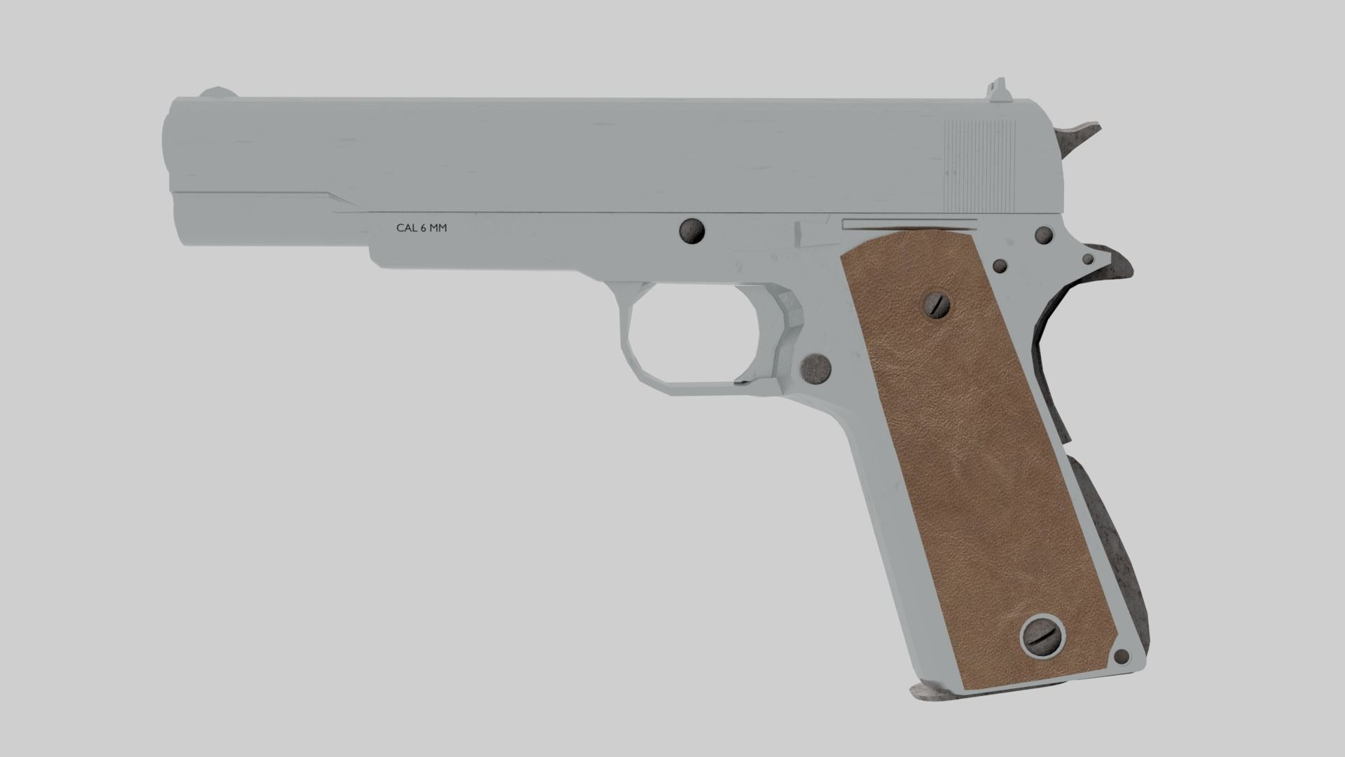 Colt M1911 3D model rigged | CGTrader