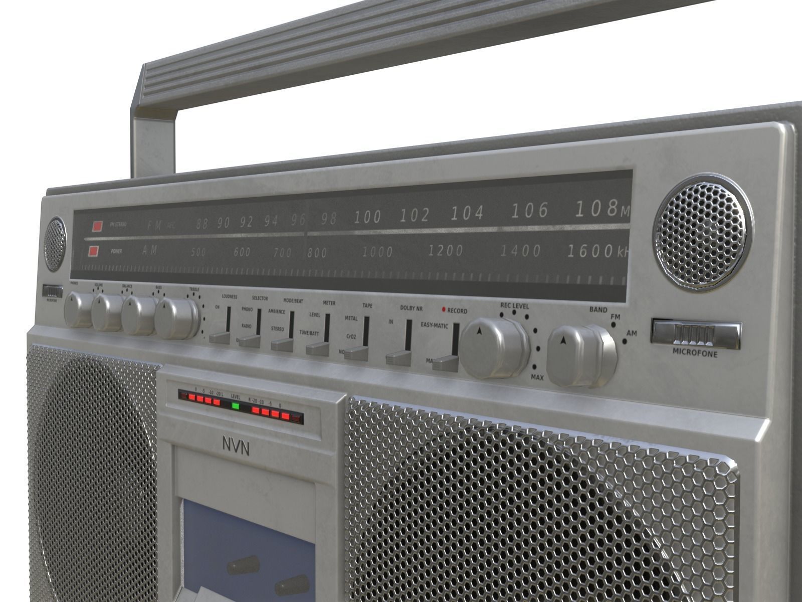 Game-ready Retro Boombox - 2 versions 3D Model Collection | CGTrader