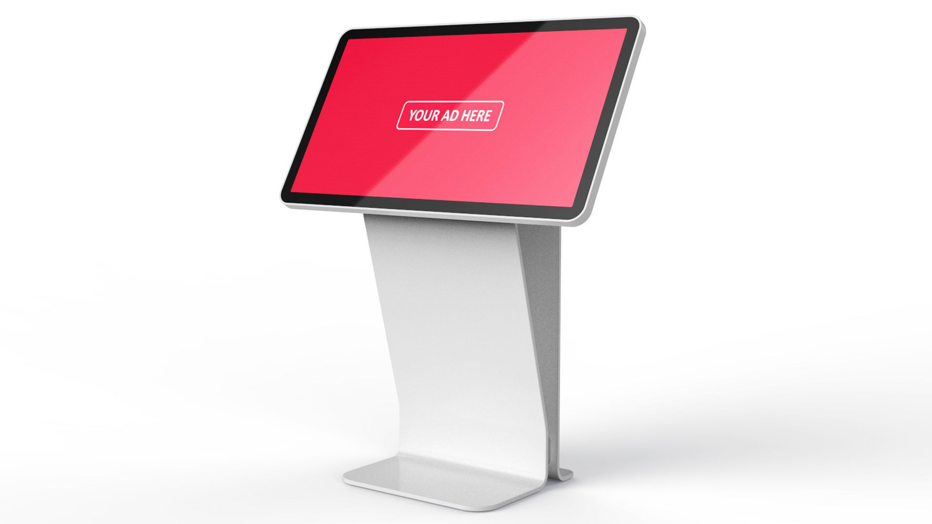 Horizontal Totem Self Service 02 3D model | CGTrader