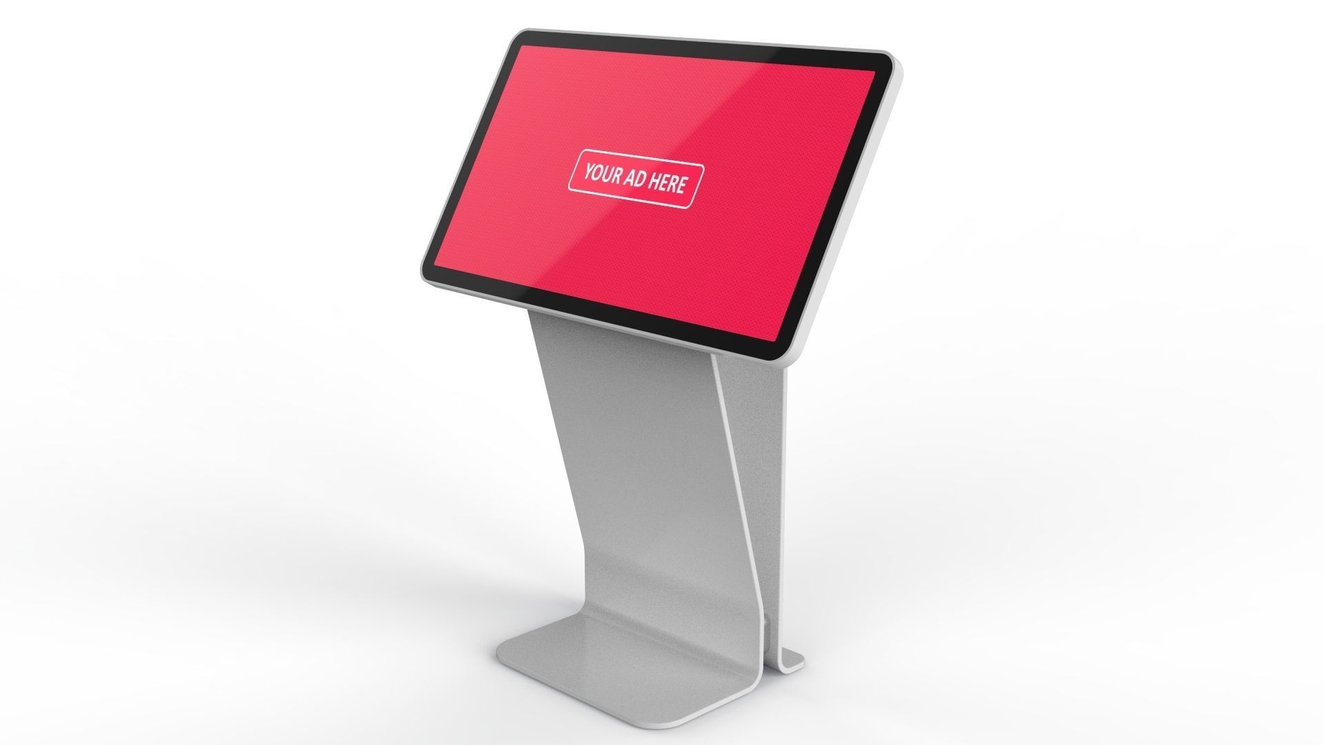 Horizontal Totem Self Service 02 3D model | CGTrader