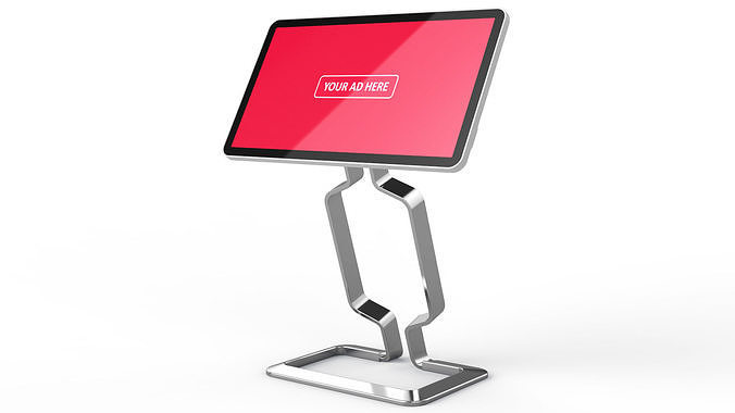 Horizontal Totem Self Service 03 3D model | CGTrader