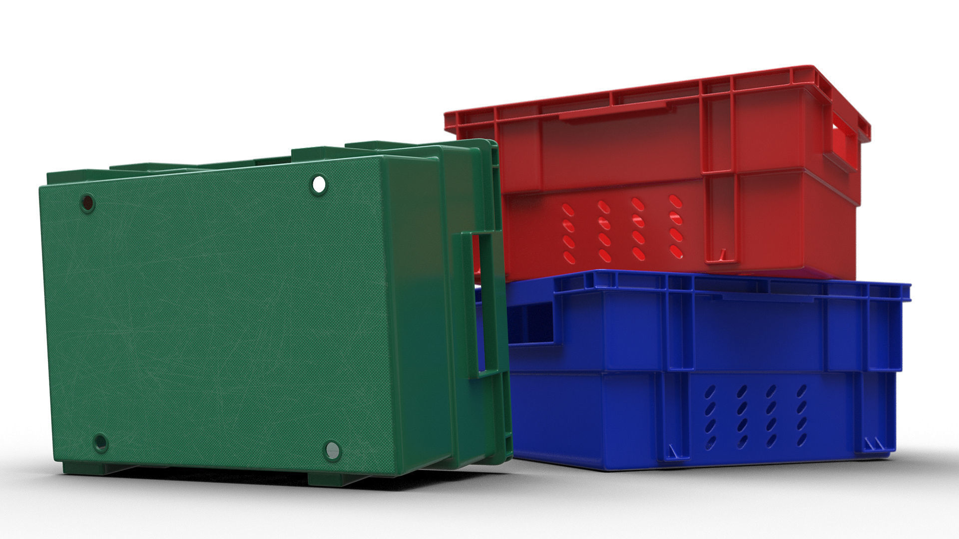 Stack and Nest Container - Storage 3D model | CGTrader