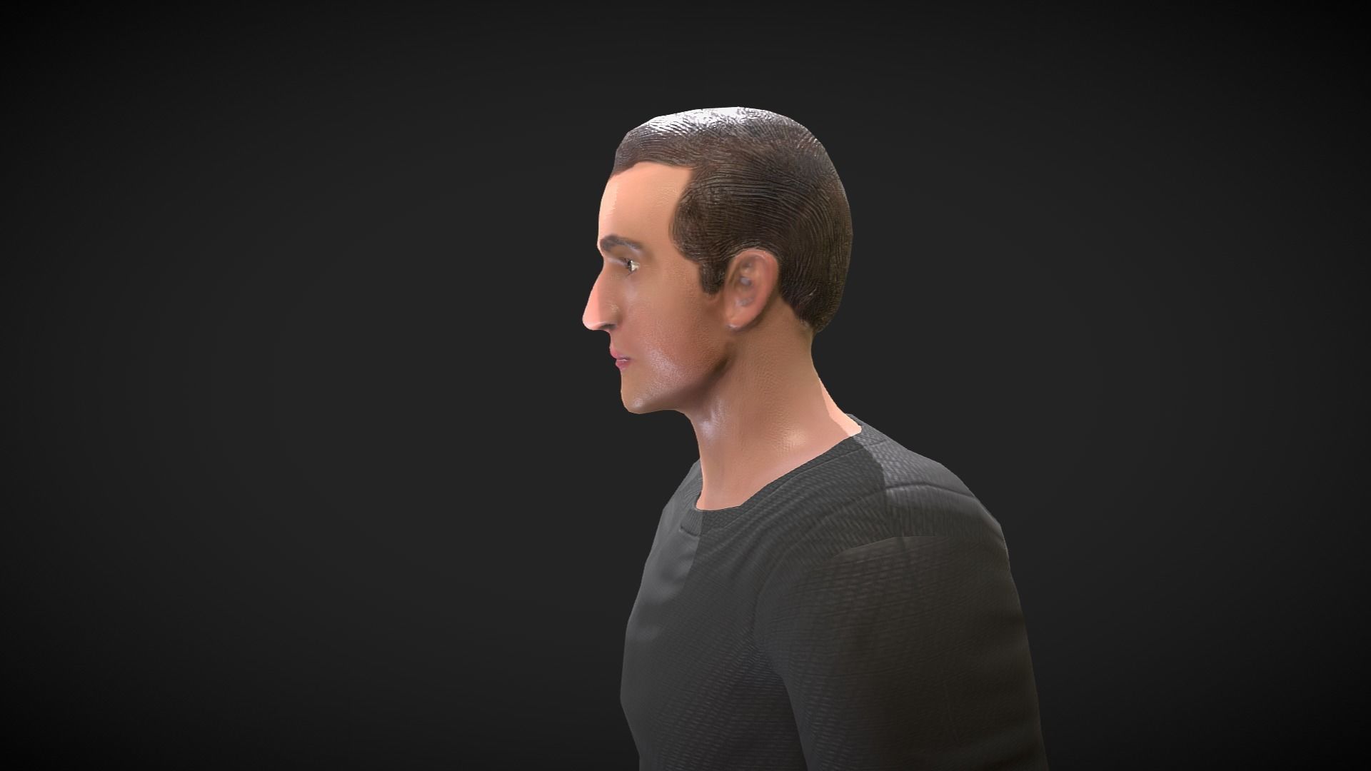 3D model VR - AR - Young Man - With Visemes VR / AR / low-poly rigged ...