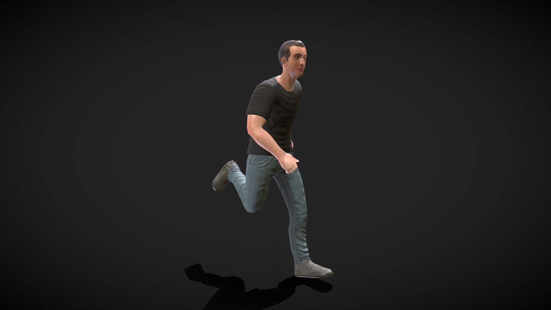3D model VR - AR - Young Man - With Visemes VR / AR / low-poly rigged ...
