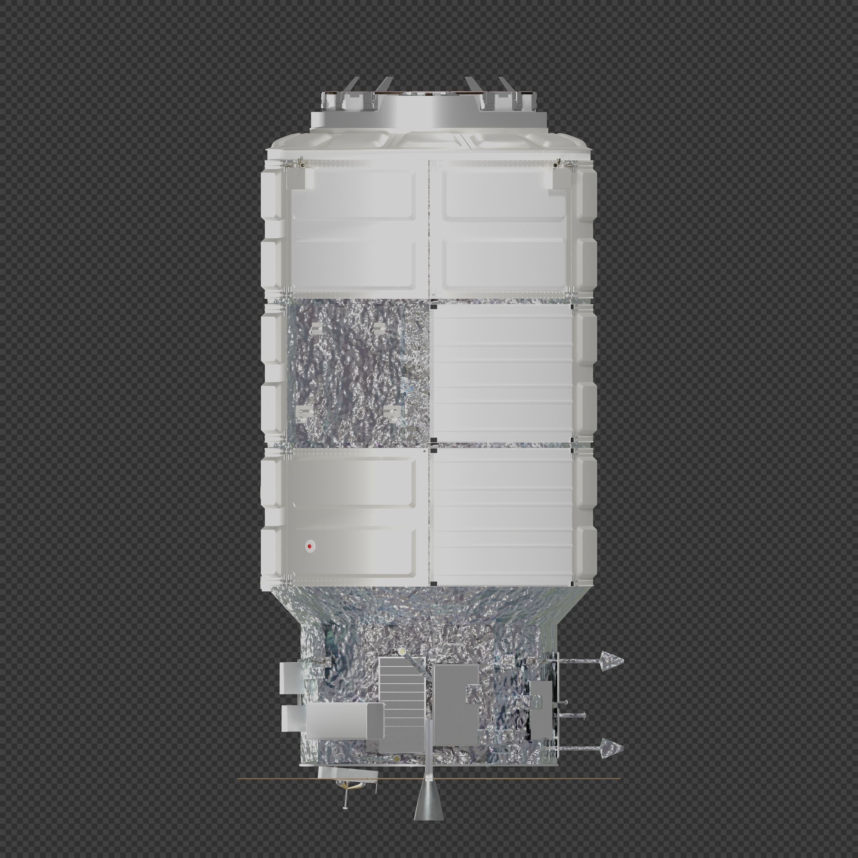 Enhanced Cygnus spacecraft 3D model | CGTrader