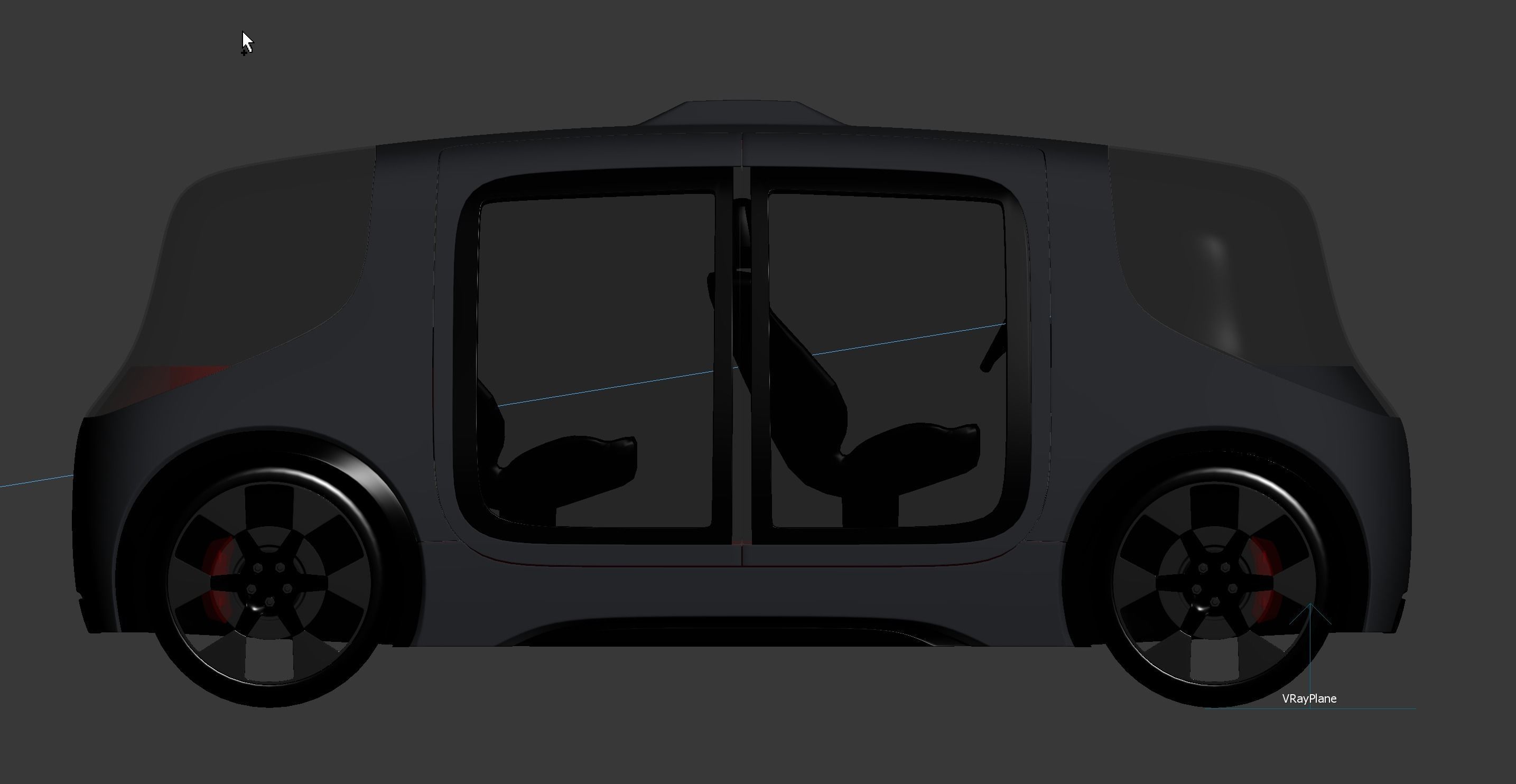 land rover jaguar Vector pod - electric car 3D model | CGTrader