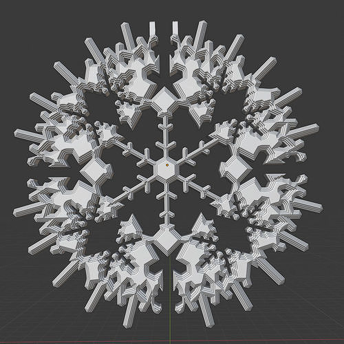 Decor Snowflake Design 1 3D model 3D printable | CGTrader