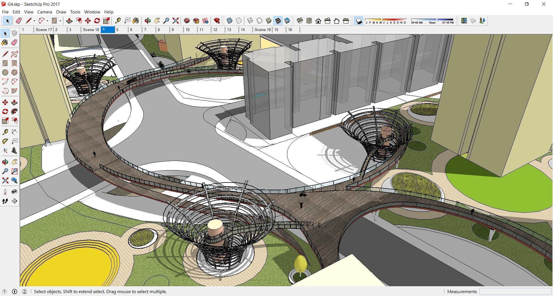 Sketchup architecture building Urban design G4 3D model SKP