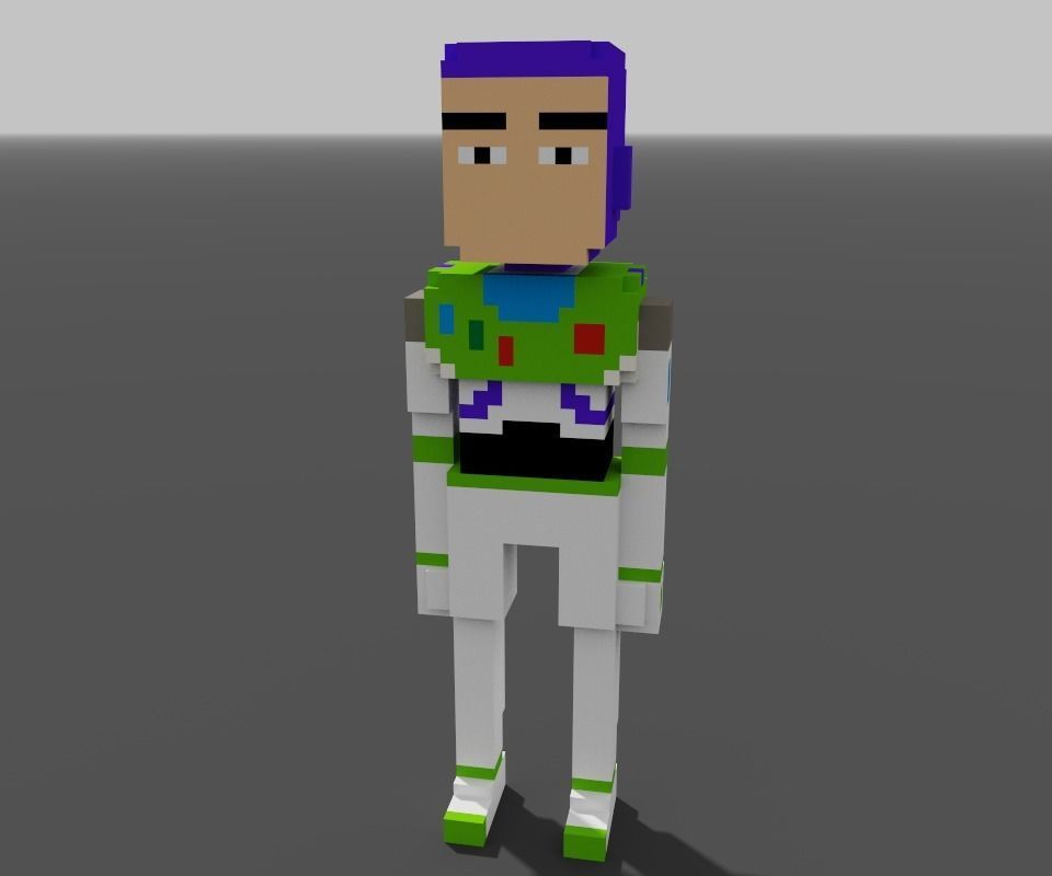 3D model Low poly Buzz Lightyear VR / AR / low-poly | CGTrader