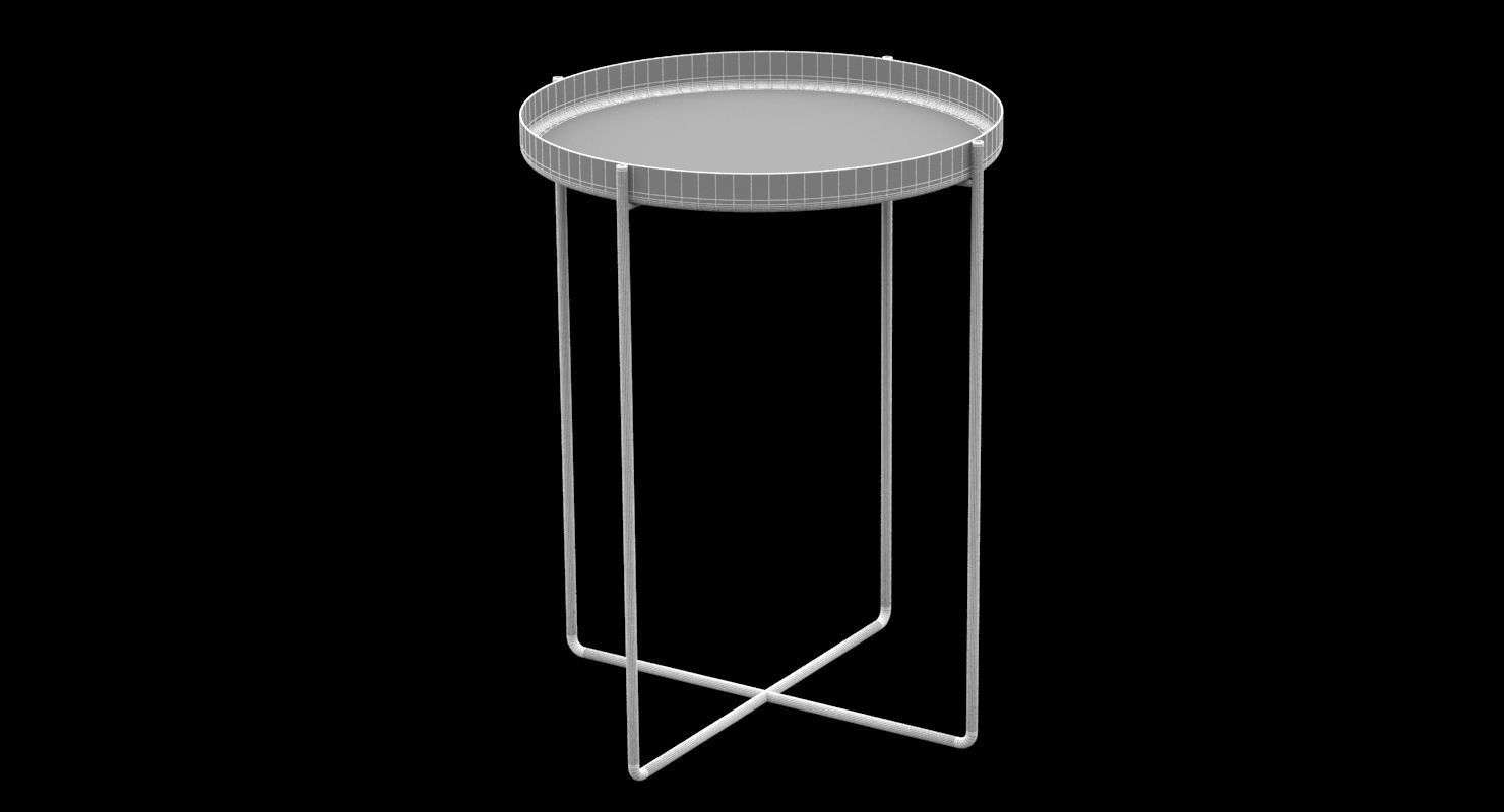 Habibi Side Table free 3D model | CGTrader