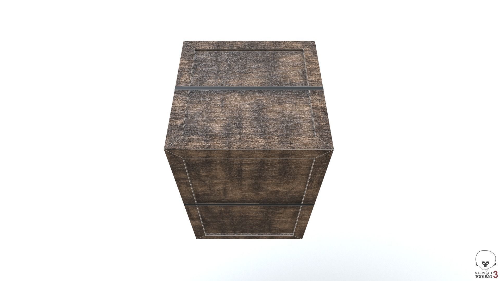 3D model Low Poly Wooden Crate 4 VR / AR / low-poly | CGTrader
