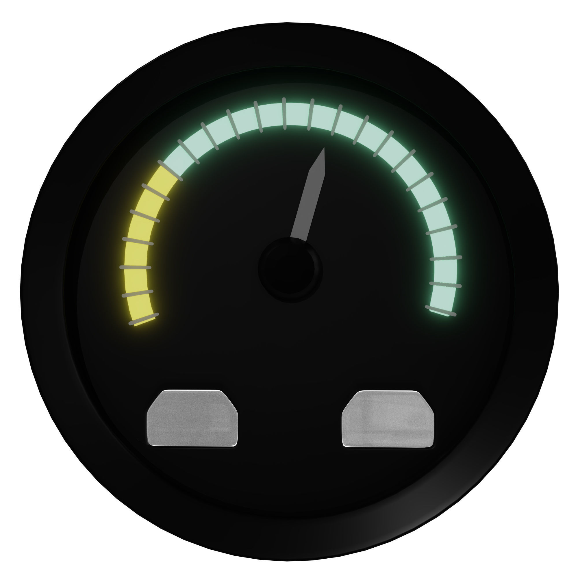 3D model Tachometer odometer gauge VR / AR / low-poly animated | CGTrader