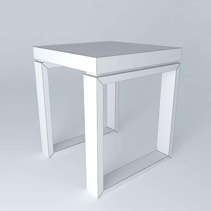 B - Bedside Table free 3D model | CGTrader