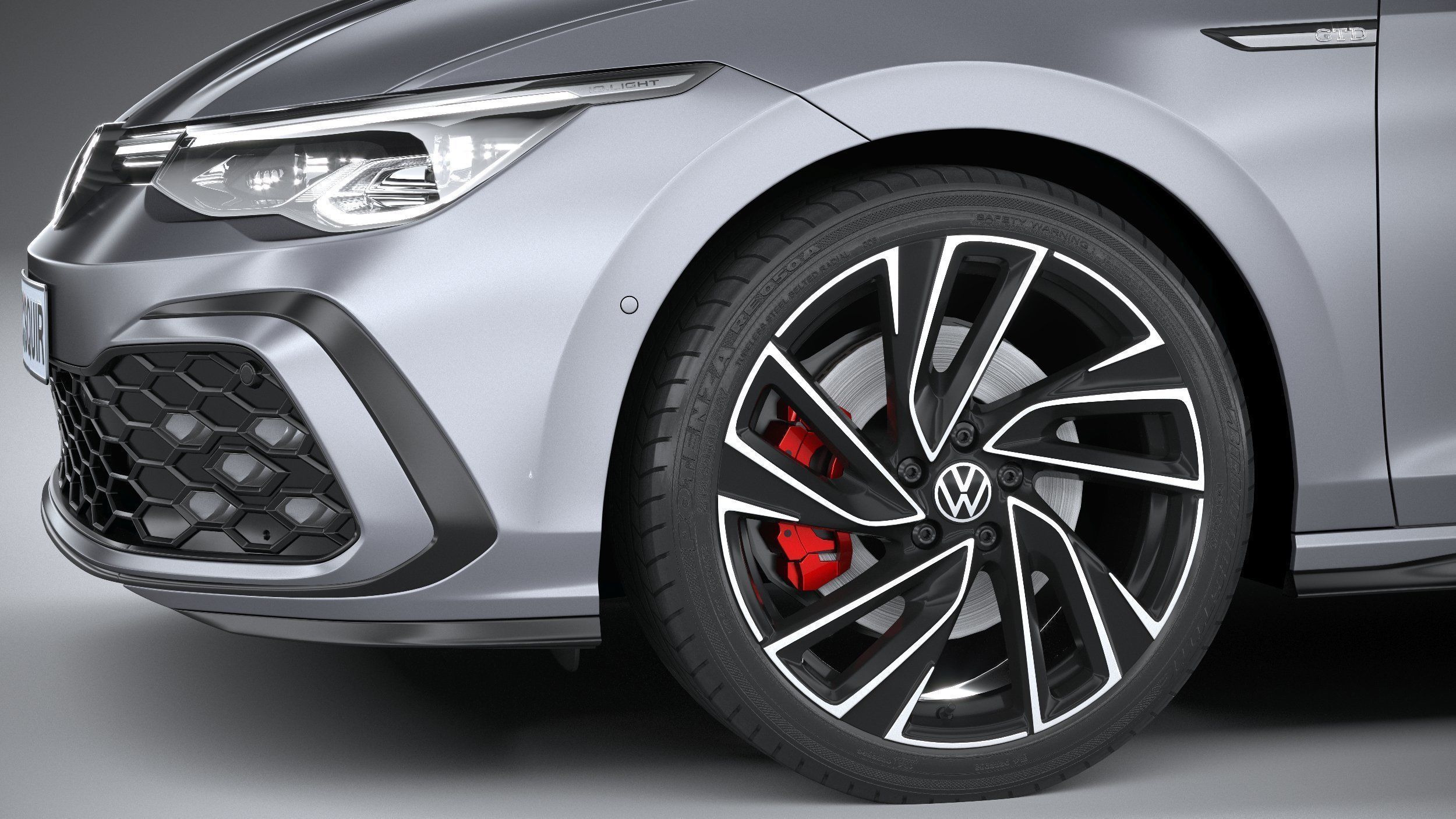 Volkswagen Golf GTD 5-door 2020 3D model | CGTrader