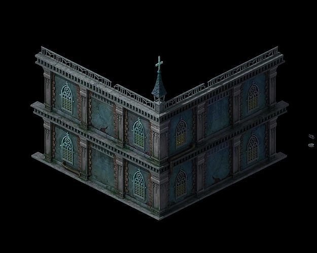 wall building 3D model | CGTrader