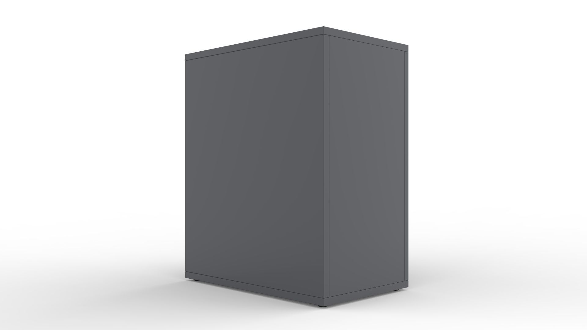 ALEX Drawer Unit Gray With 4 Drawers 3D model | CGTrader