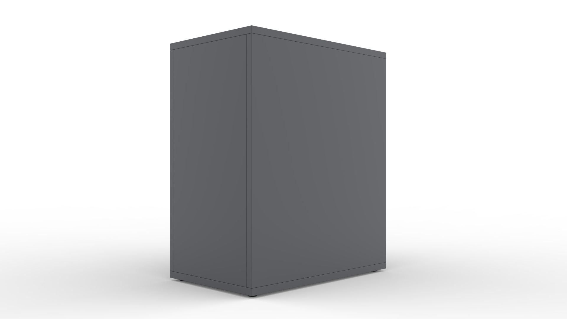 ALEX Drawer Unit Gray With 4 Drawers 3D model | CGTrader