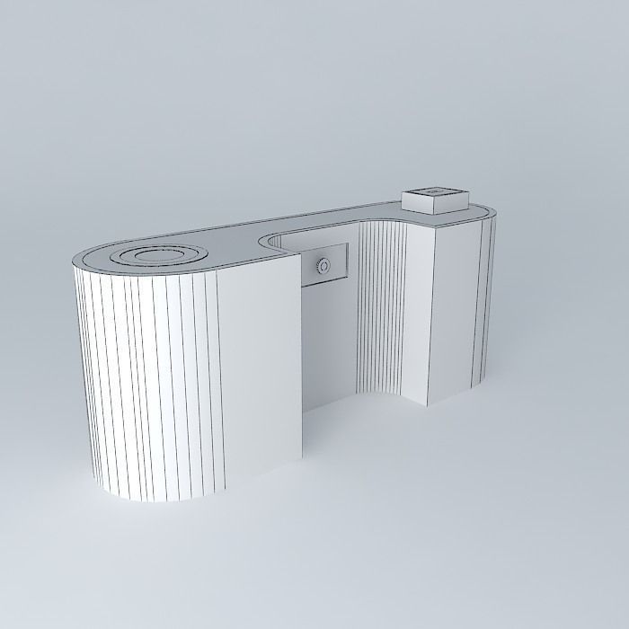 Cashier Counter free 3D Model MAX OBJ 3DS FBX STL SKP | CGTrader.com