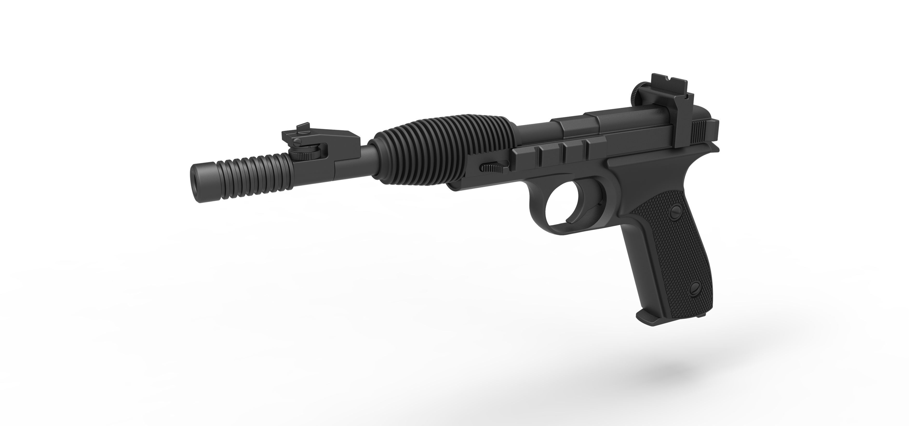 Blaster pistol X-30 from Star Wars Return of the Jedi 3D model | CGTrader