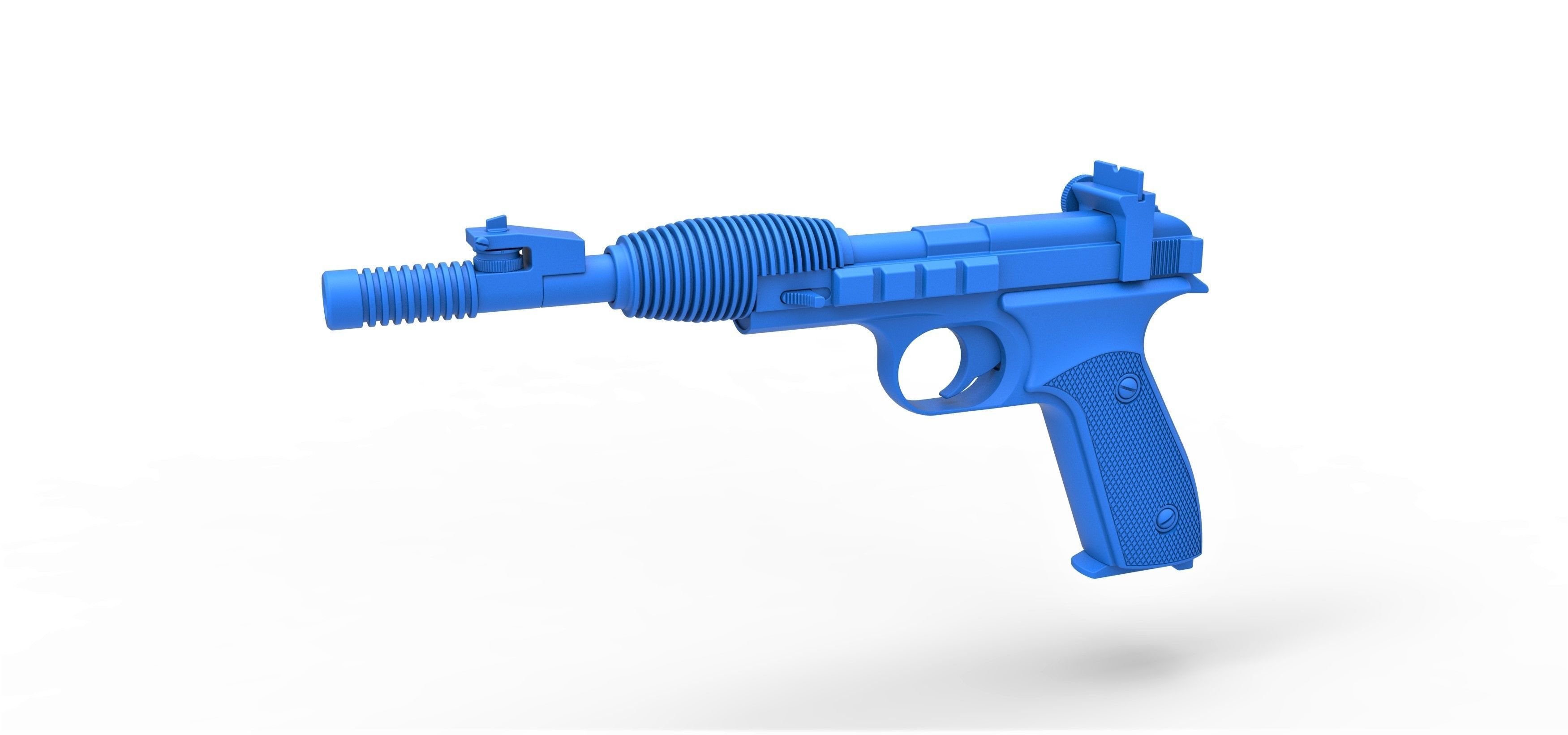 Blaster pistol X-30 from Star Wars Return of the Jedi 3D model | CGTrader