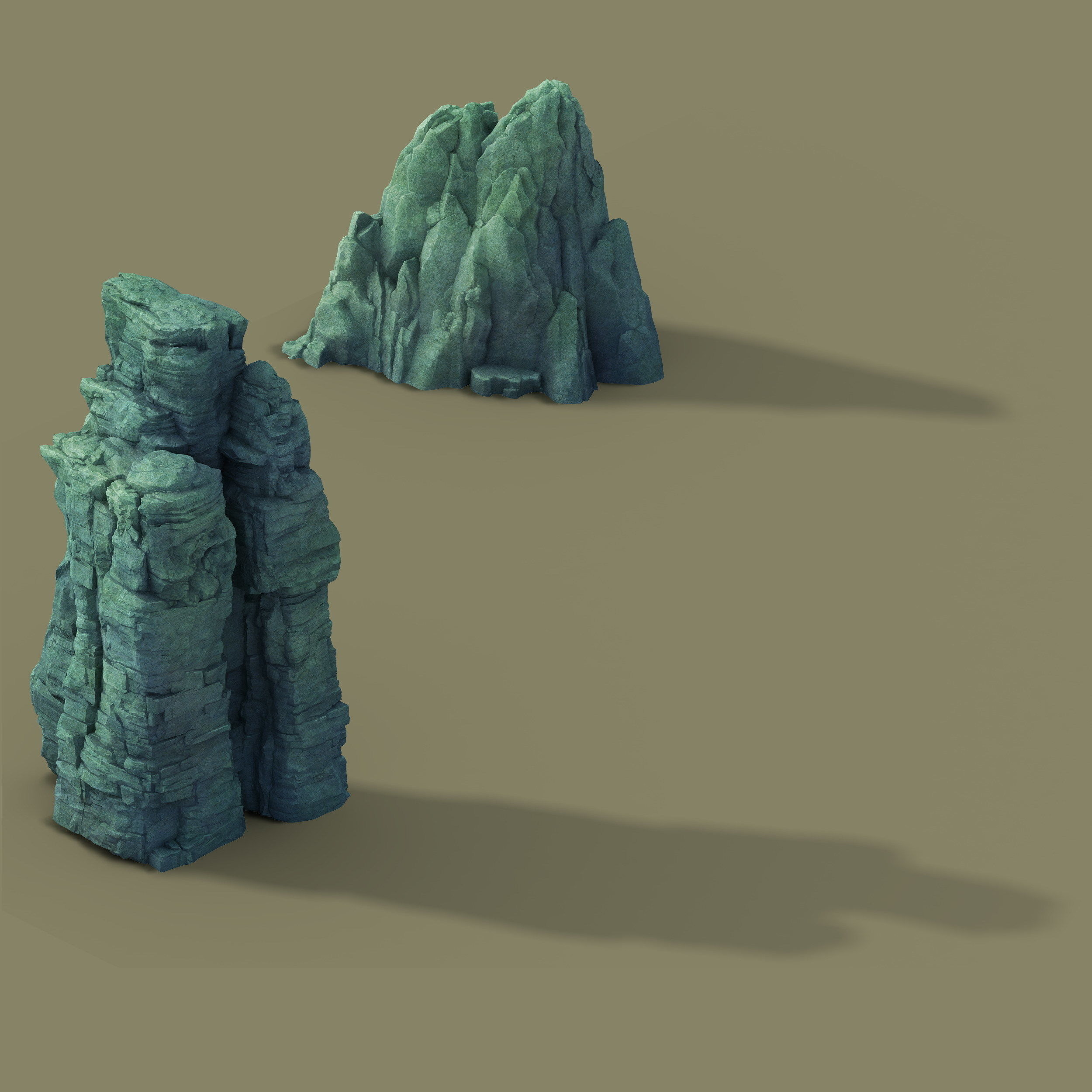 Terrain - Stone 02 3D model | CGTrader