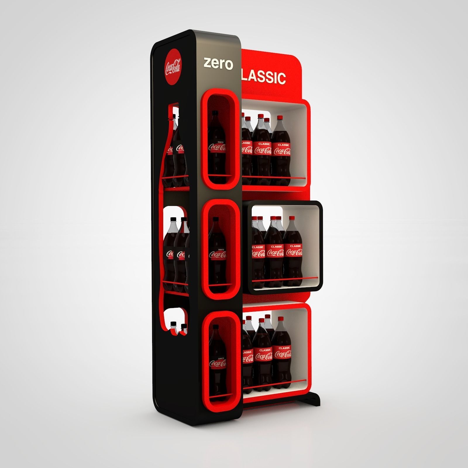 coca-cola display stand 3D model | CGTrader