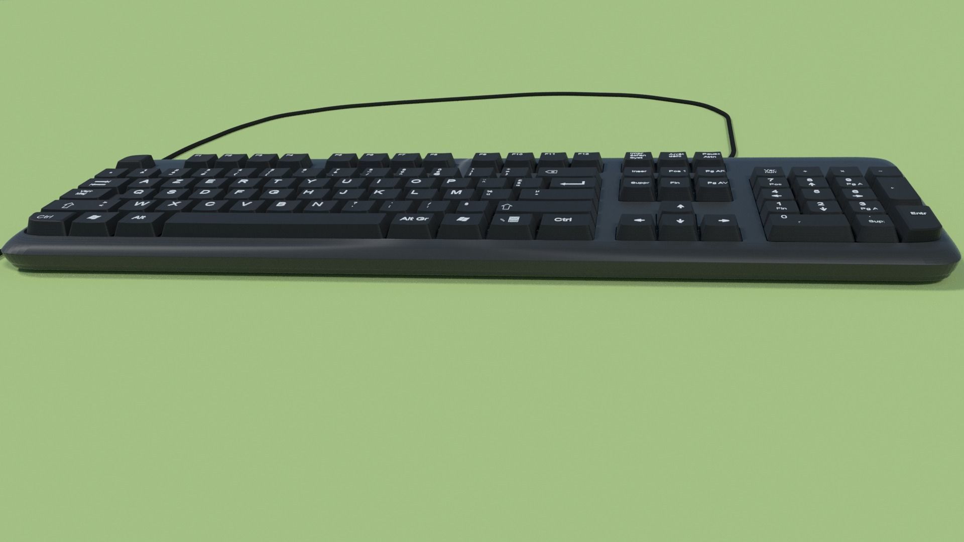 HP Keyboard 3D model | CGTrader