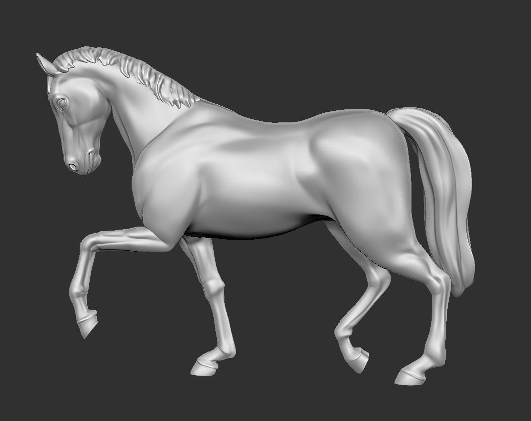 Horse - Walk 3D model 3D printable | CGTrader