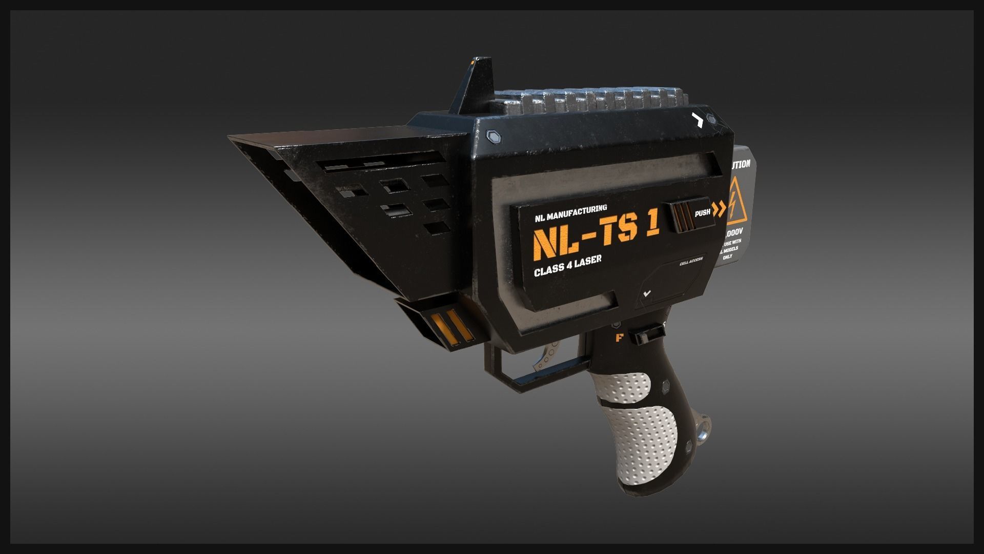 3D model Sci-fi Stun Gun VR / AR / low-poly | CGTrader