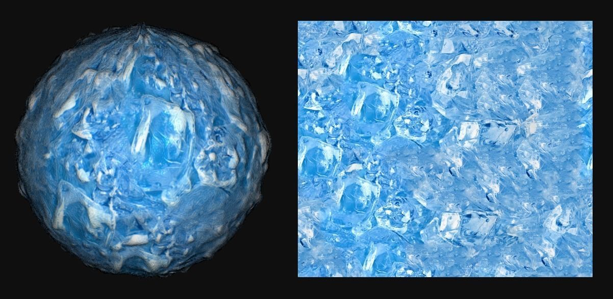 Ice - Material textures Texture | CGTrader