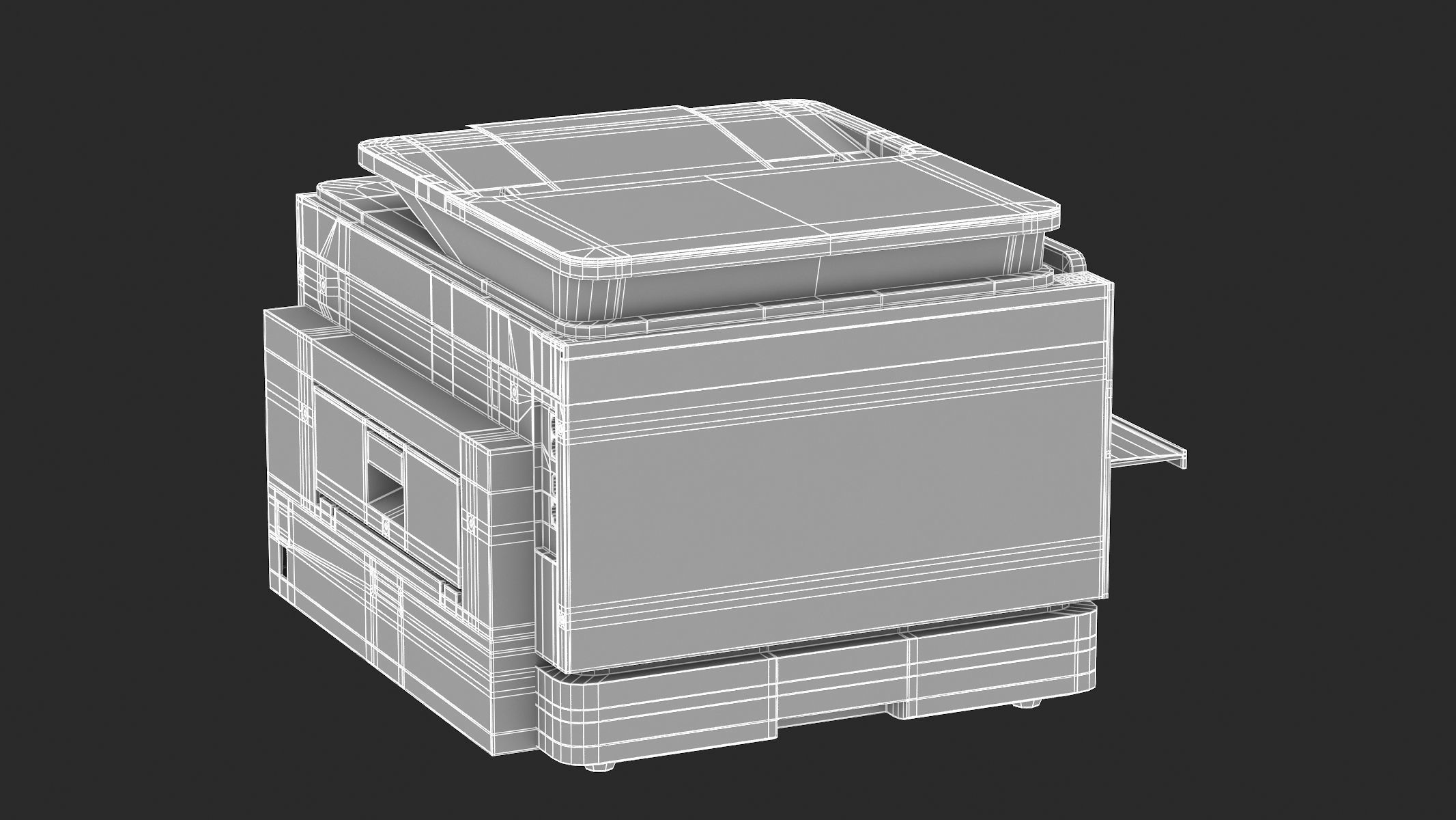 Office Printer 3D model | CGTrader