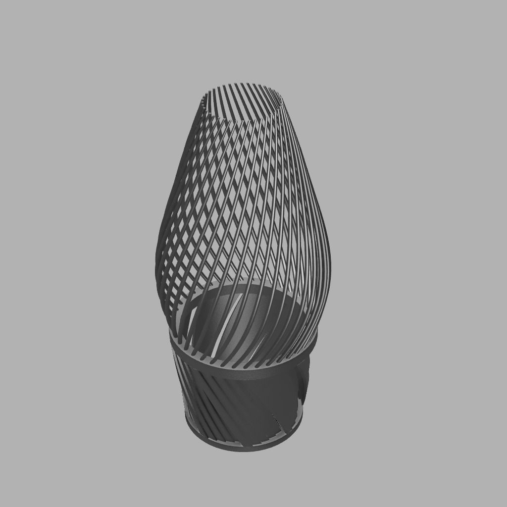 3D printable Vase 3D model 3D printable STL