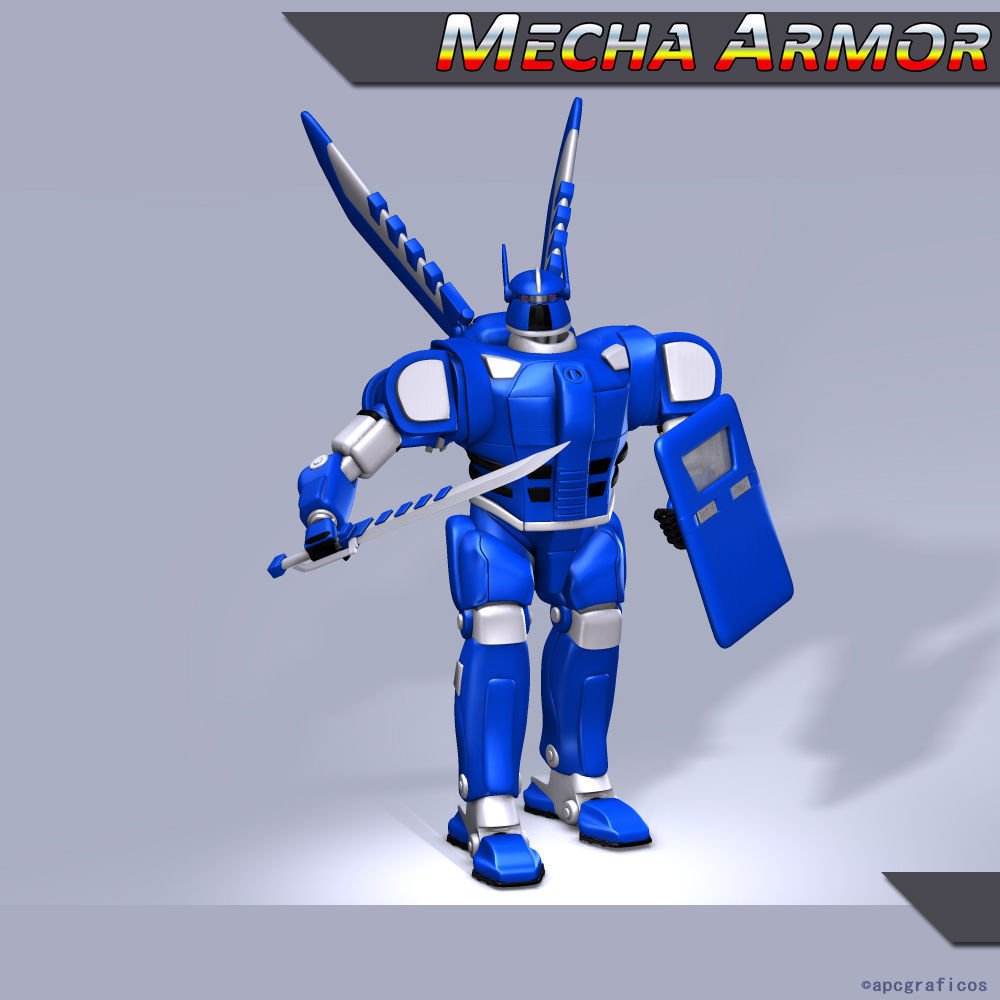 Mecha Armor 3D model | CGTrader