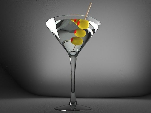 Martini Coctail 3D model | CGTrader
