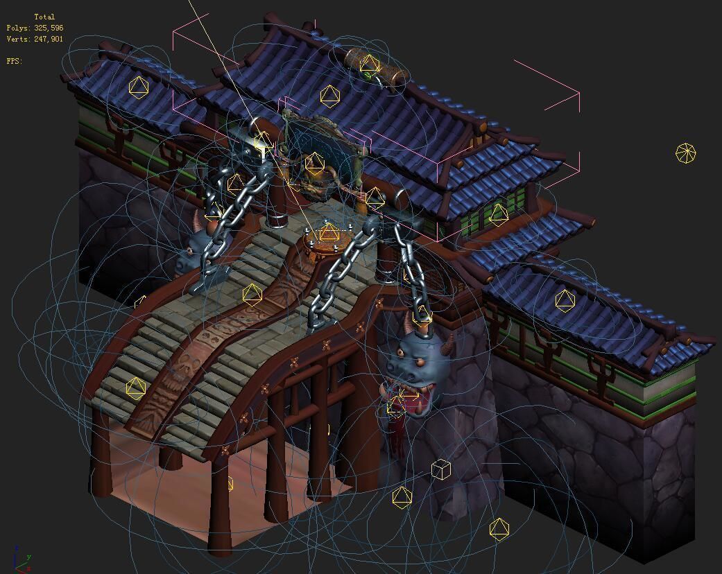 Cartoon hell - Yan Luo DianCartoon hell - Yan Luo Dian 3D model | CGTrader