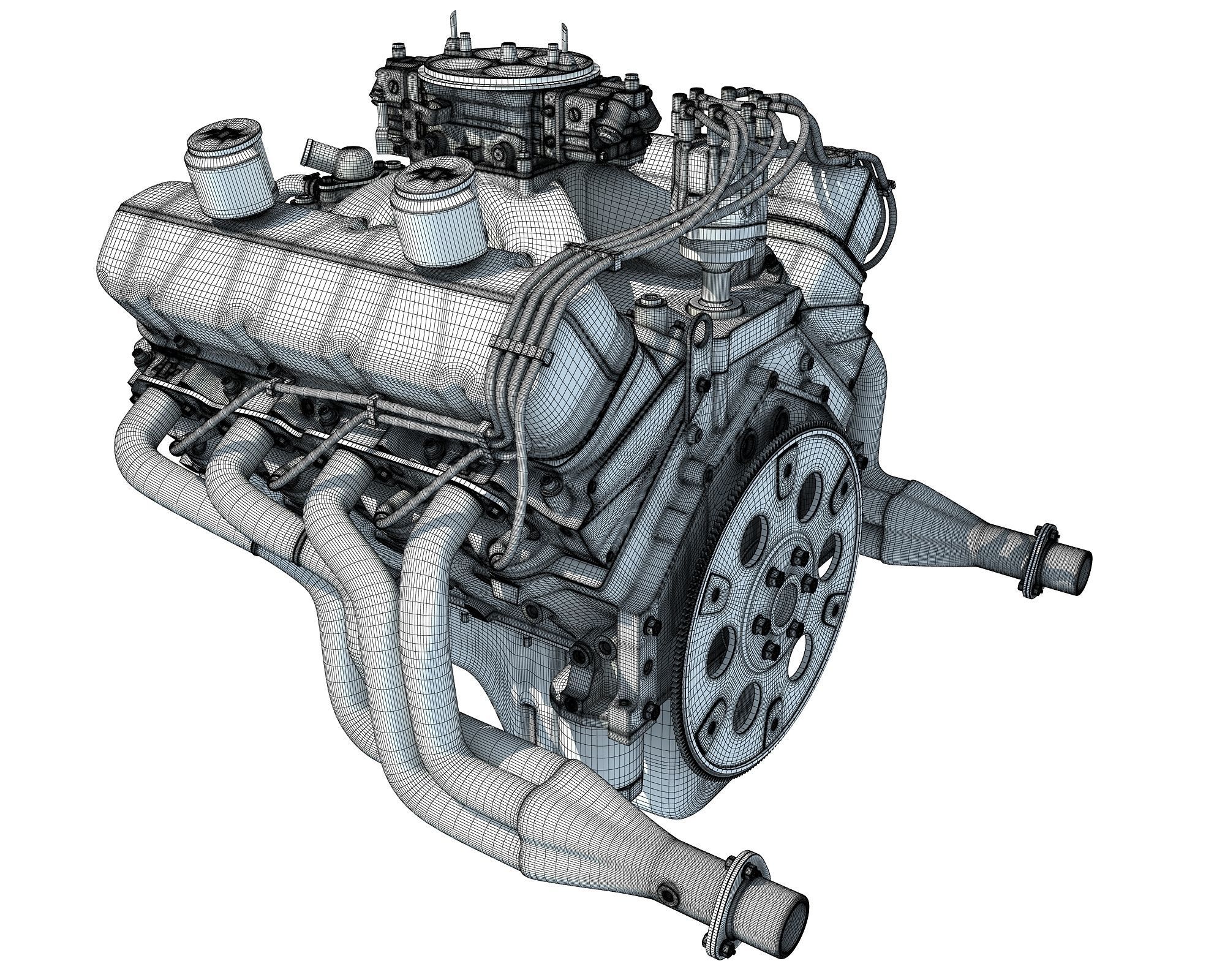 V8 Engine 3D model | CGTrader