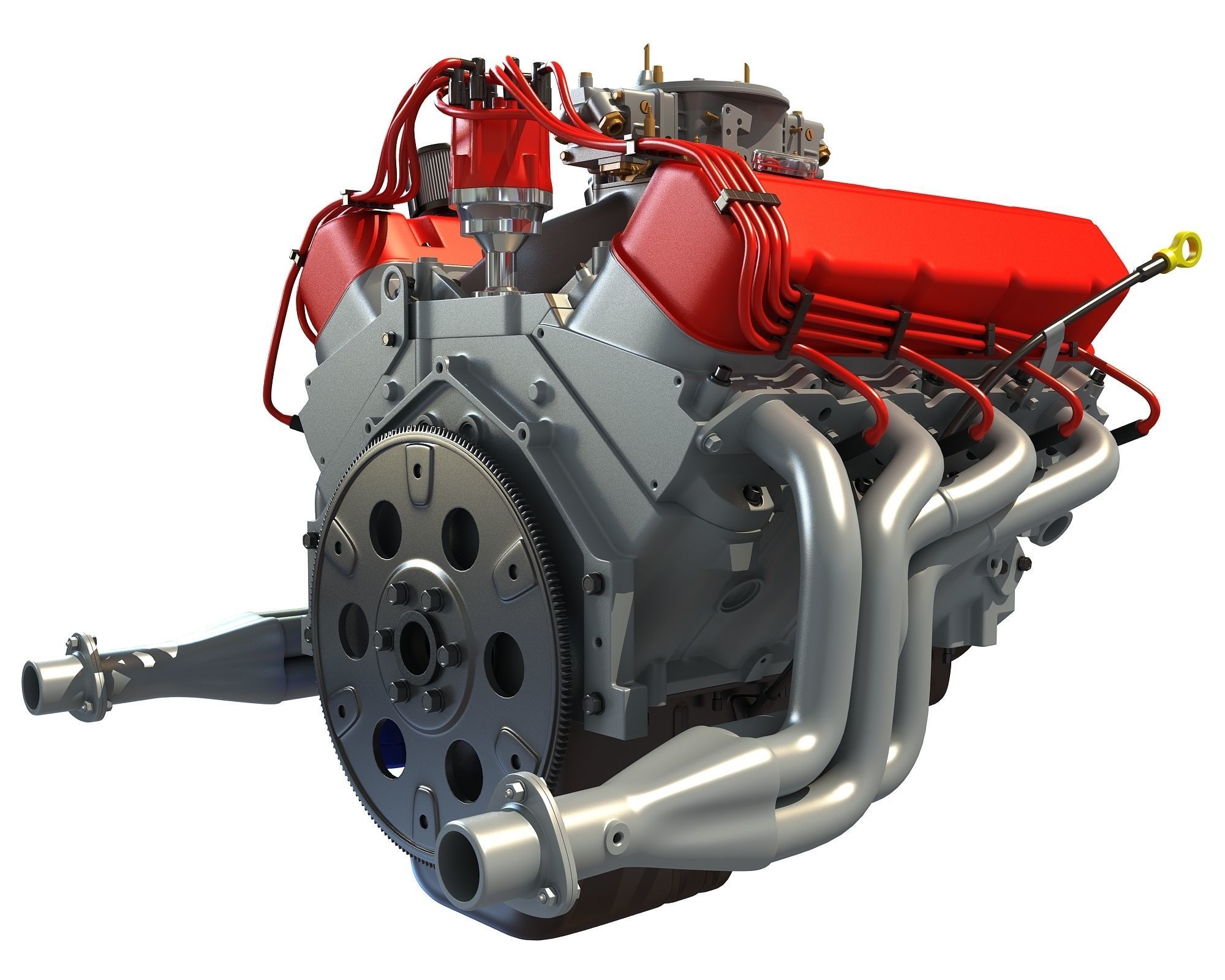 V8 Engine 3D model | CGTrader