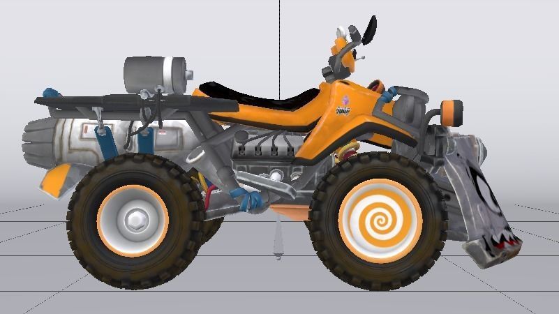 3D model Quad ATV VR / AR / low-poly | CGTrader