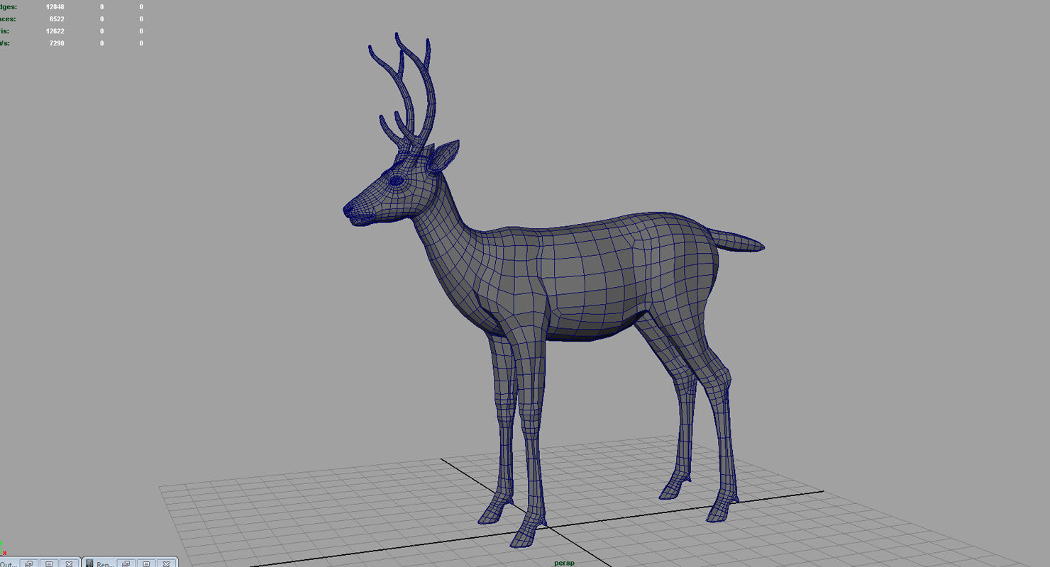 deers 3d model three deer 3D model | CGTrader