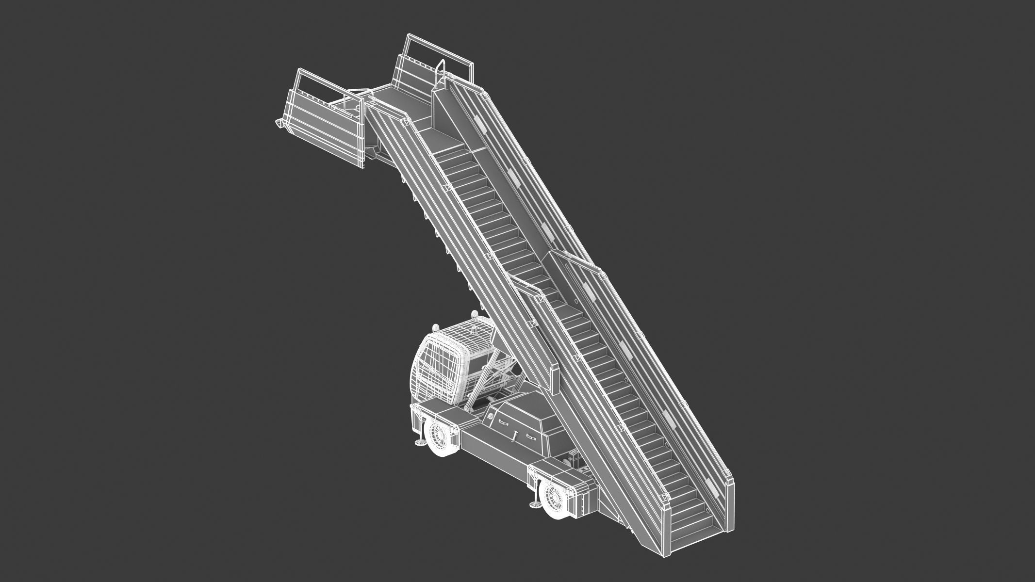 Passenger Steps Car 3D model | CGTrader