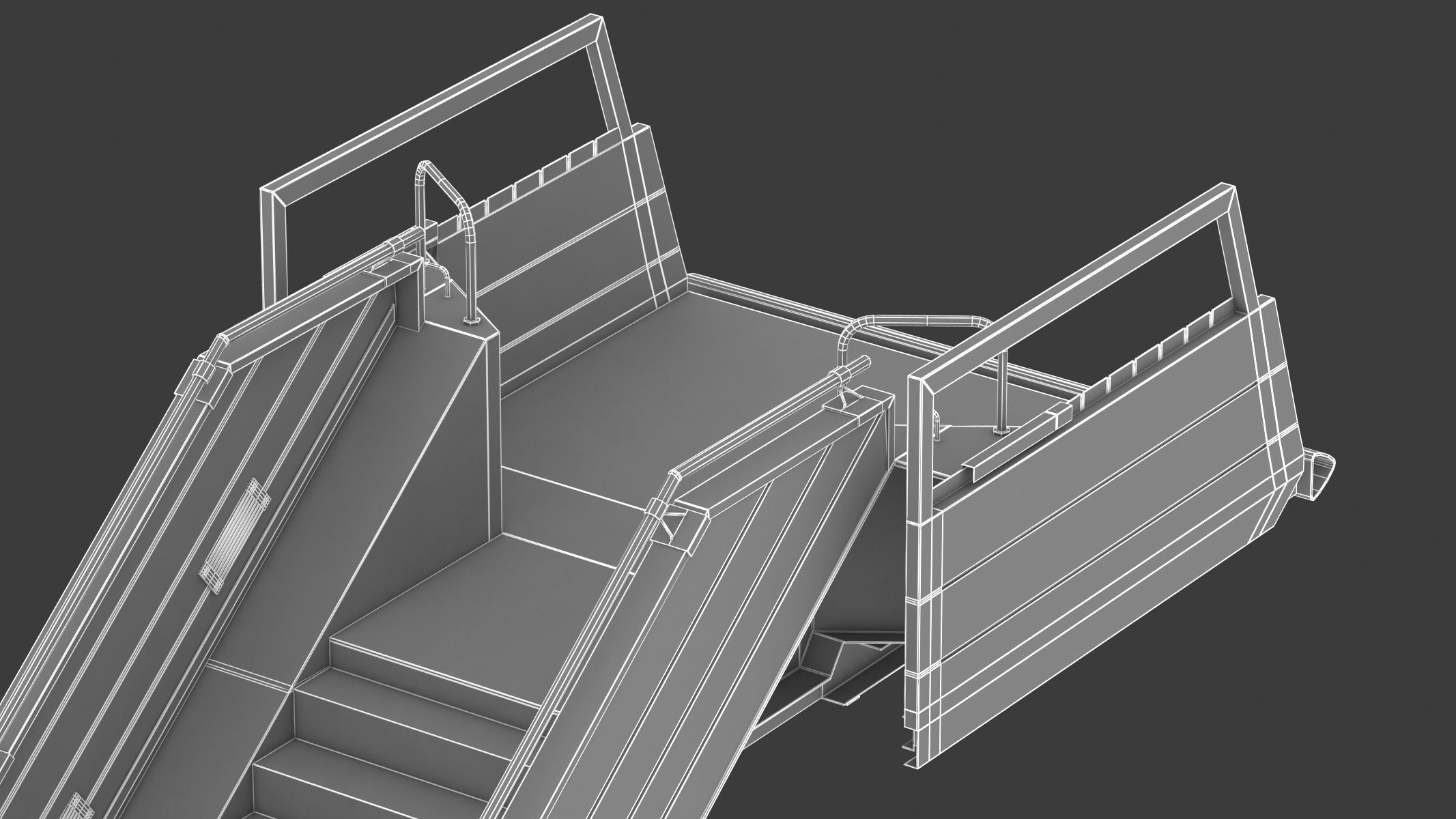 Passenger Steps Car 3D model | CGTrader