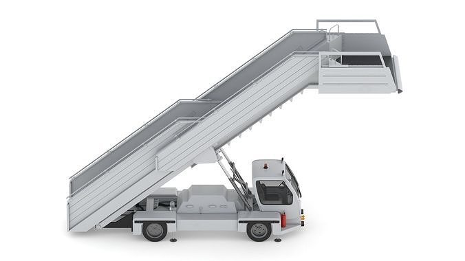 Passenger Steps Car 3D model | CGTrader