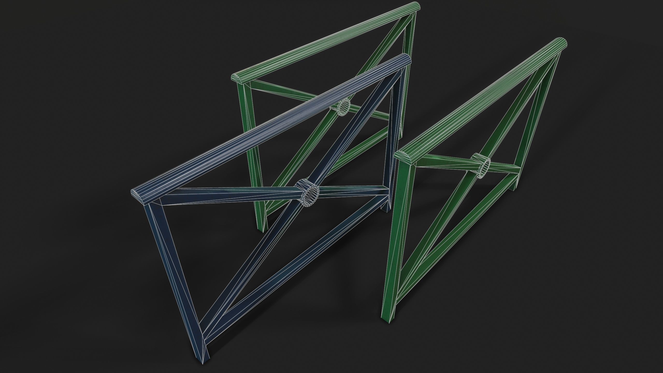 3D model STREET BARRIER METAL - Game Ready-VR VR / AR / low-poly | CGTrader