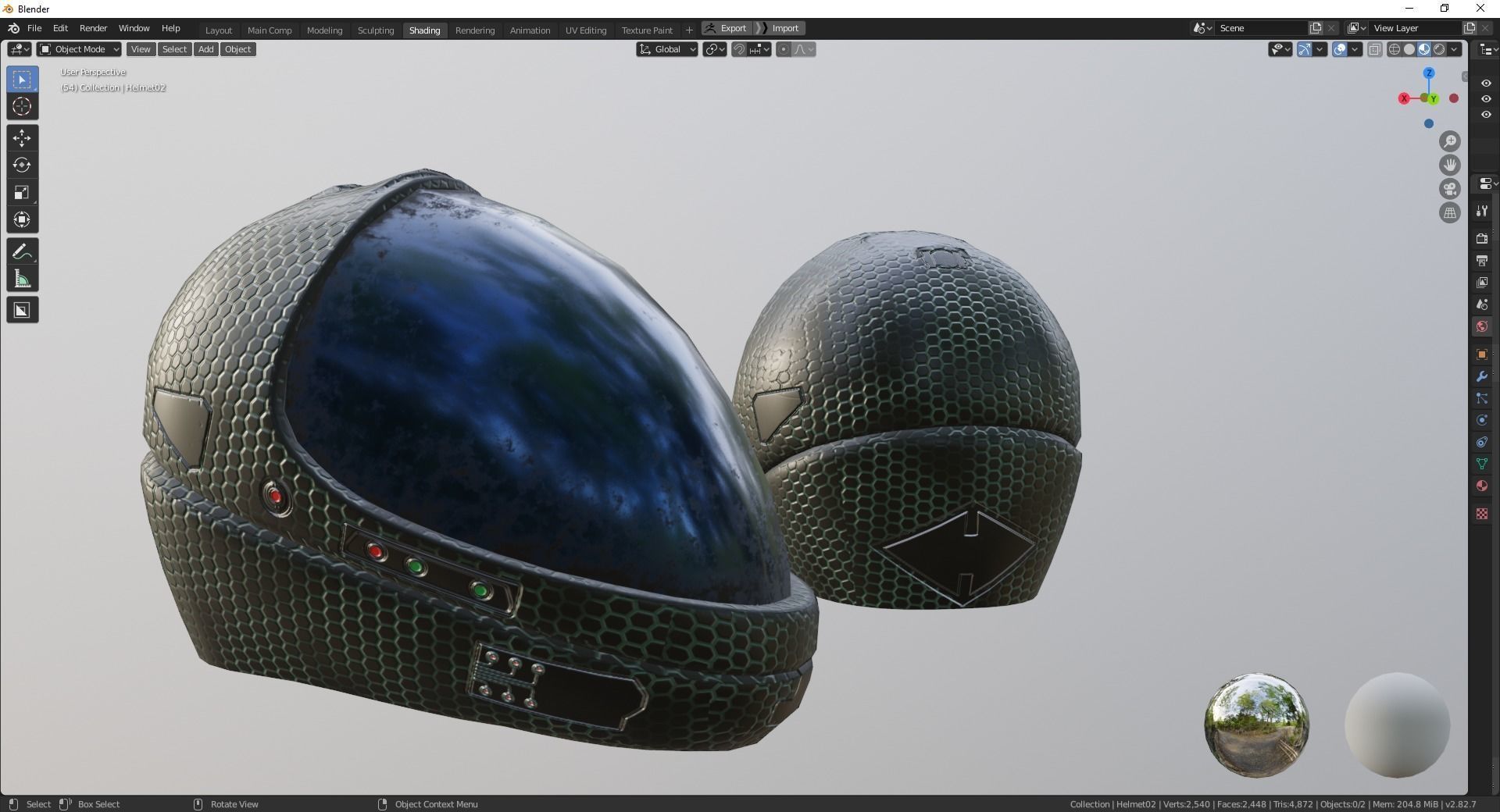 3D model Sci fi helmet 4 different textures VR / AR / low-poly | CGTrader