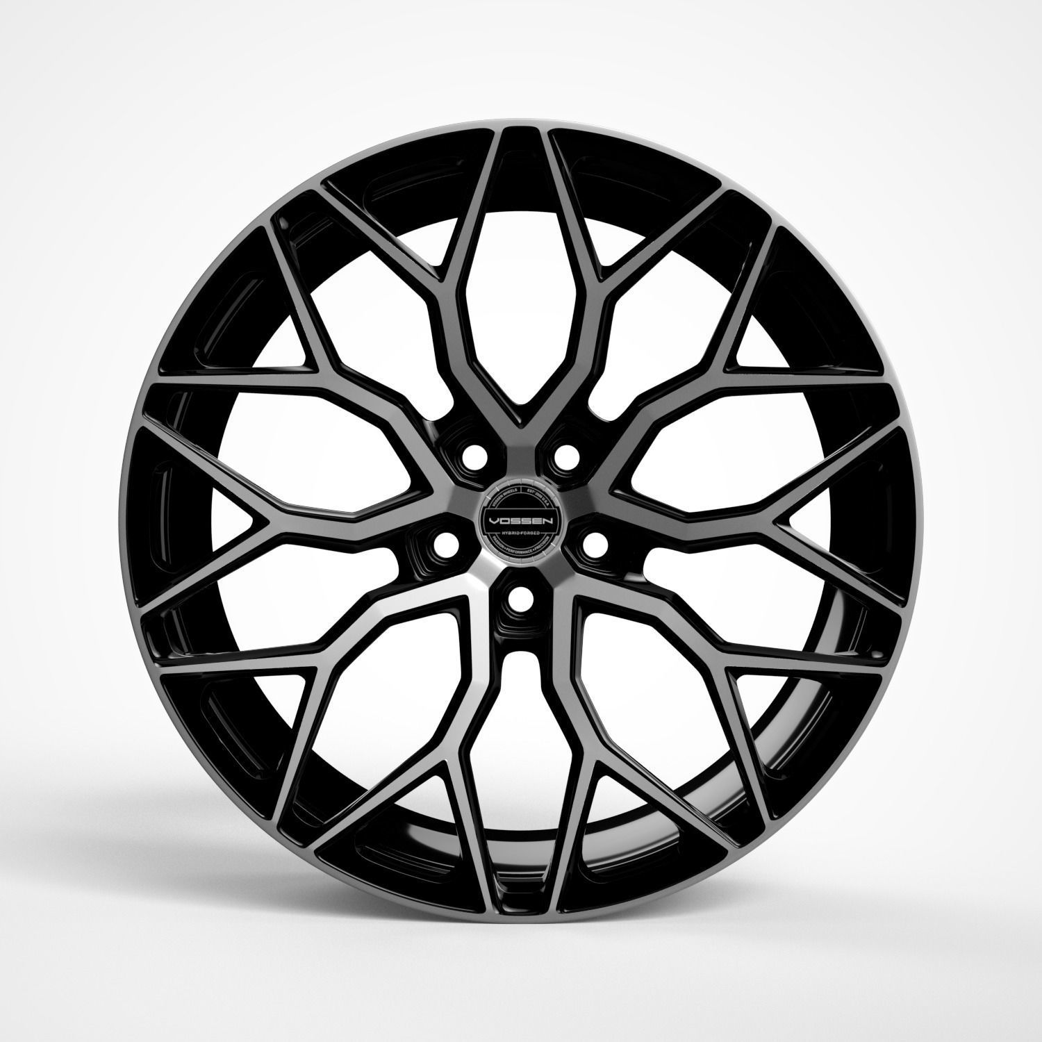 Vossen HF-2 wheels 3D model | CGTrader