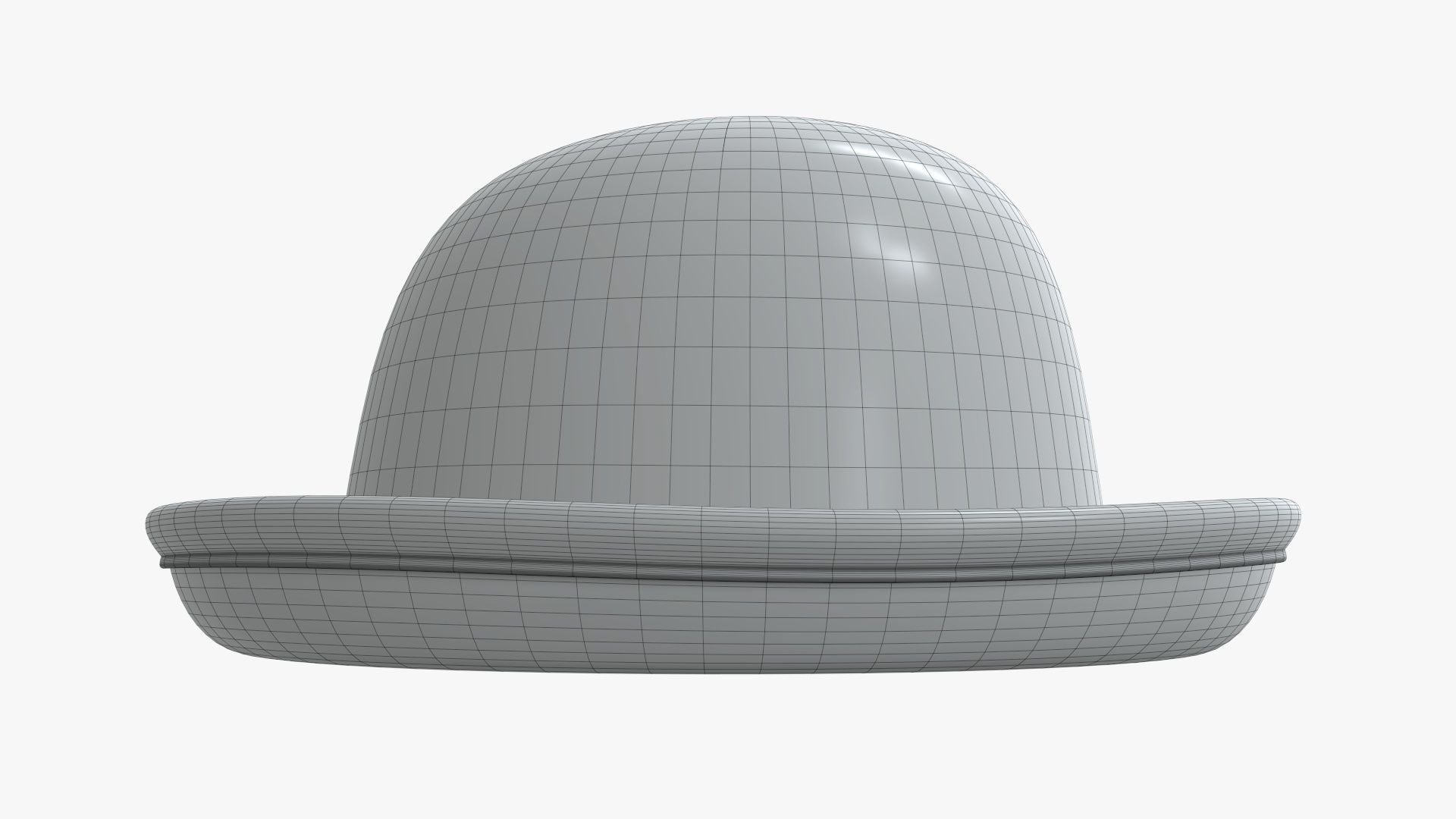Bowler hat red 3D model | CGTrader